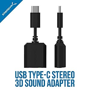 Sabrent 5 in 1 USB C Multi-Port HUB + USB Type-C External Stereo Sound Adapter