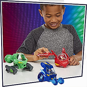 PJ Masks 3-in-1 Combiner Jet Preschool Toy, Toy Set with 3 Connecting Cars and 3 Action Figures for Kids Ages 3 and Up