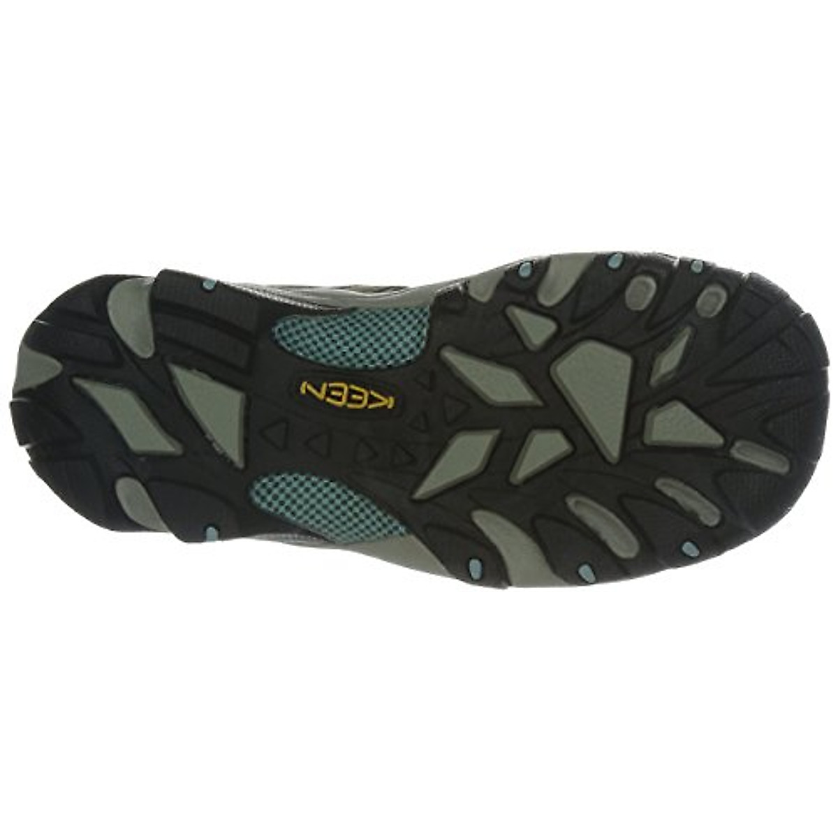 KEEN Women's Voyageur Low Height Breathable Hiking Shoes, Brindle/Alaskan Blue, 8 US