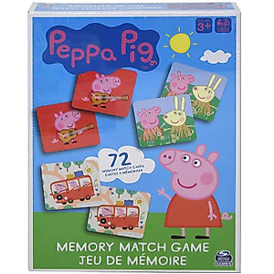 Peppa Pig Matching Game for Kids Ages 3 and Up, Fun Preschool Game for 1+ Players
