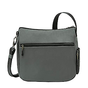 Travelon Anti-Theft Active Medium Crossbody, Charcoal, One Size