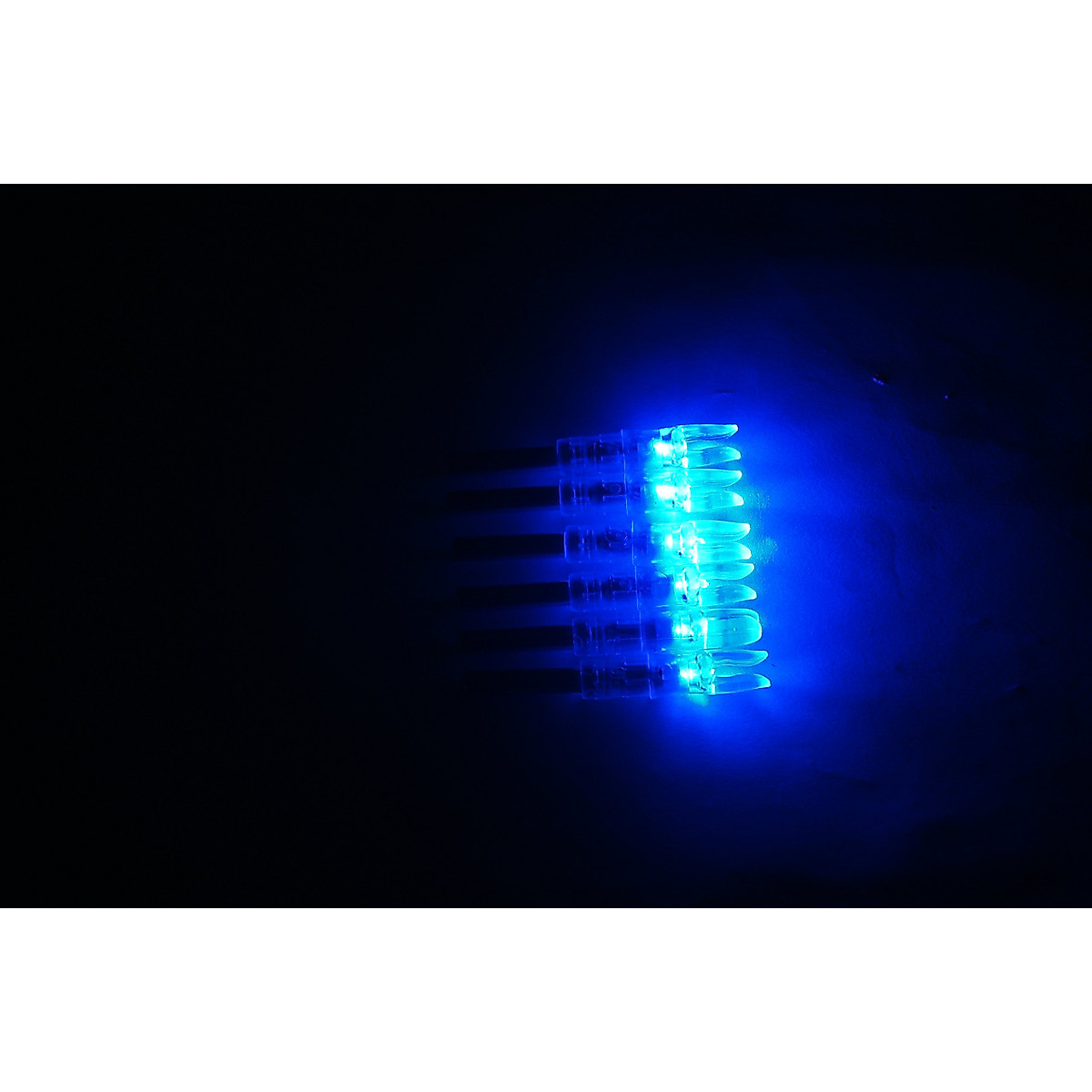 JIEXI HWYP Automatically Luminous Nocks for Inner Diameter 6.2 mm Gold Tip Arrows S Size Pack of 6 (Blue)