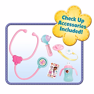 Doc McStuffins Disney Junior Get Better Baby Cece Doll with Lights and Sounds Stethescope and Doctor Accessories, Kids Toys for Ages 3 Up by Just Play