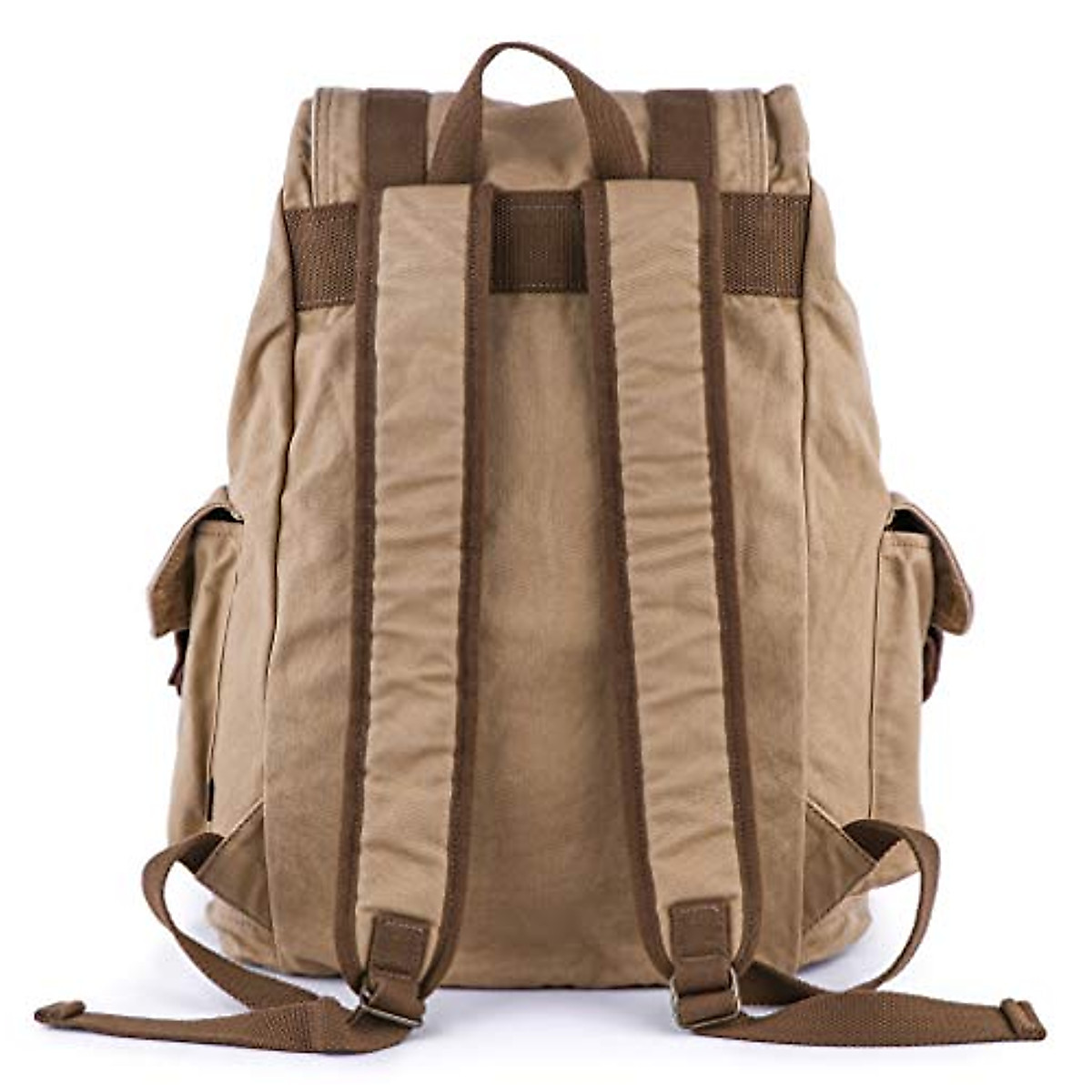 Gootium 21101KA Specially High Density Thick Canvas Backpack Rucksack,Khaki