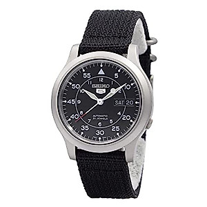 Seiko SNK809K2 Men's Watch Stainless Steel Seiko 5 Military Automatic