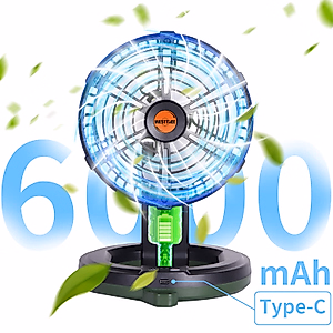 Portable fan Battery Operated Fan USB Desk fan Camping Fan for Tents,Battery Operated portable Fan Personal Fan battery powered fan camping portable fan Outdoor fan Rechargeable Fan with Hanging