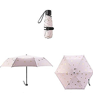 LKYBOA Repel Windproof Travel Umbrella with Coating (Multiple Colors Available) (Color : F)