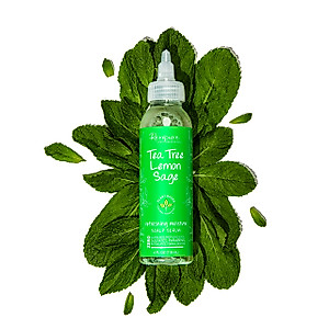 Renpure Plant-Based Beauty Tea Tree Lemon Sage Refreshing Moisture Scalp Serum, 4 Fluid Ounces