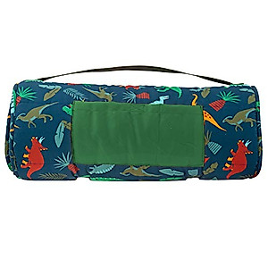 Stephen Joseph, Toddler All Over Print Nap Mat with Soft Blanket and Removable Pillow for Boys & Girls, Kids Sleeping Bag for Elementary, Daycare, Preschool with Carry Handle, Dino