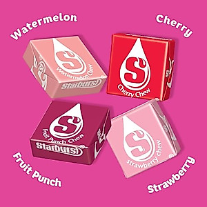 STARBURST FaveREDS Chewy Candy Bulk Pack, Full Size, 2.07 oz (Pack of 24)
