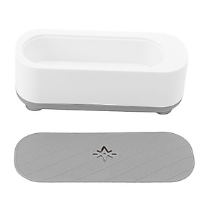 Ultrasonic Jewelry Cleaner, Professional Portable Household Ultrasound Machine Portable Ultrasound Cleaner for Cleaning Rings Glasses Coins Necklaces Makeup Brushes