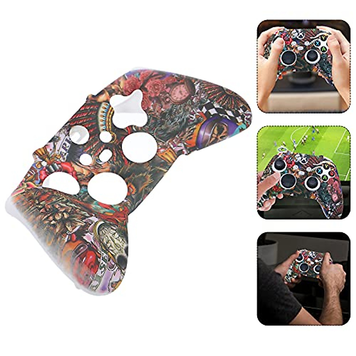 OSALADI Game Controller Case Game Pad Cover Game Handle Protection Case Compatible for Series S/X