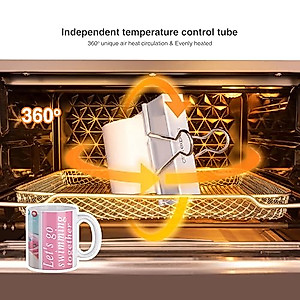 Craft Express Sublimation Oven Machine – Heat Transfer Oven for Tumblers, Mugs & Bottles – Even Heating, Large Capacity – DIY Personalized Sublimation Projects – Compact for Small Business & Home
