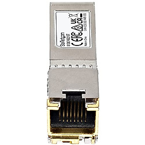 StarTech.com HPE 813874-B21 Compatible SFP+ Module - 10GBASE-T - SFP to RJ45 Cat6/Cat5e - 10GE Gigabit Ethernet SFP+ - RJ-45 30m - HPE BladeSystem, c-Class (813874B21ST)