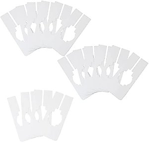 YHXiXi 14PCS Rectangular White Plastic Closet Dividers Clothing Rack Dividers Closet Dividers Rectangular Blank Hanging Clothes Dividers for Closet Cloth Home Store