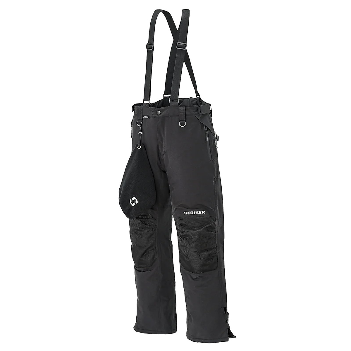 Striker Women's Prism Durable Breathable Water-Resistant Outdoor Ice Fishing Pant with Sureflote Flotation Technology, 8 Black