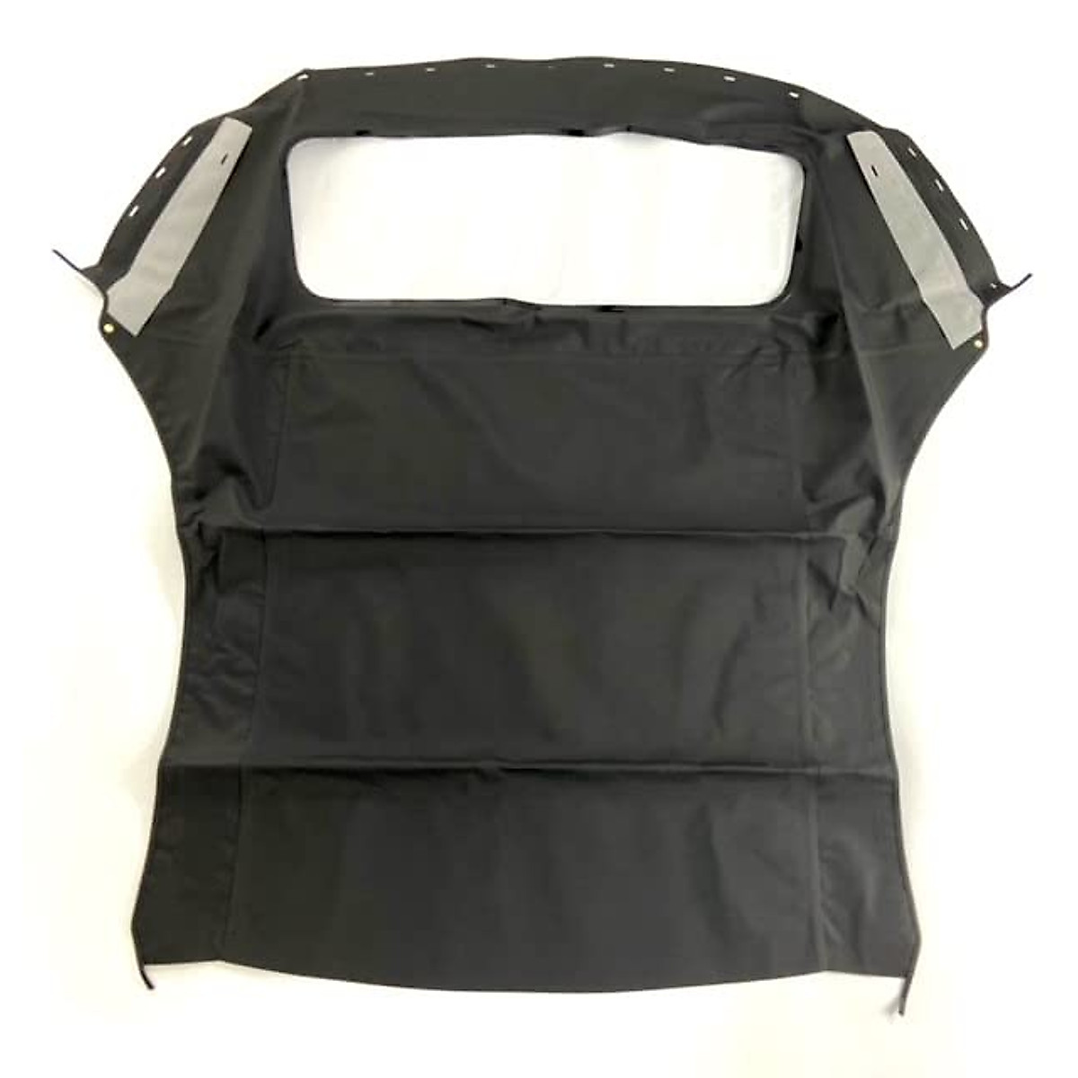 Replacement for: Ford Mustang 1994-2004 Convertible Soft Top & Plastic Window Black Sailcloth (1 Piece Easy Install)