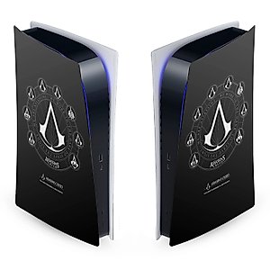 Head Case Designs Officially Licensed Assassin's Creed Crests Legacy Logo Vinyl Faceplate Sticker Gaming Skin Case Cover Compatible with Sony Playstation 5 PS5 Digital Edition Console