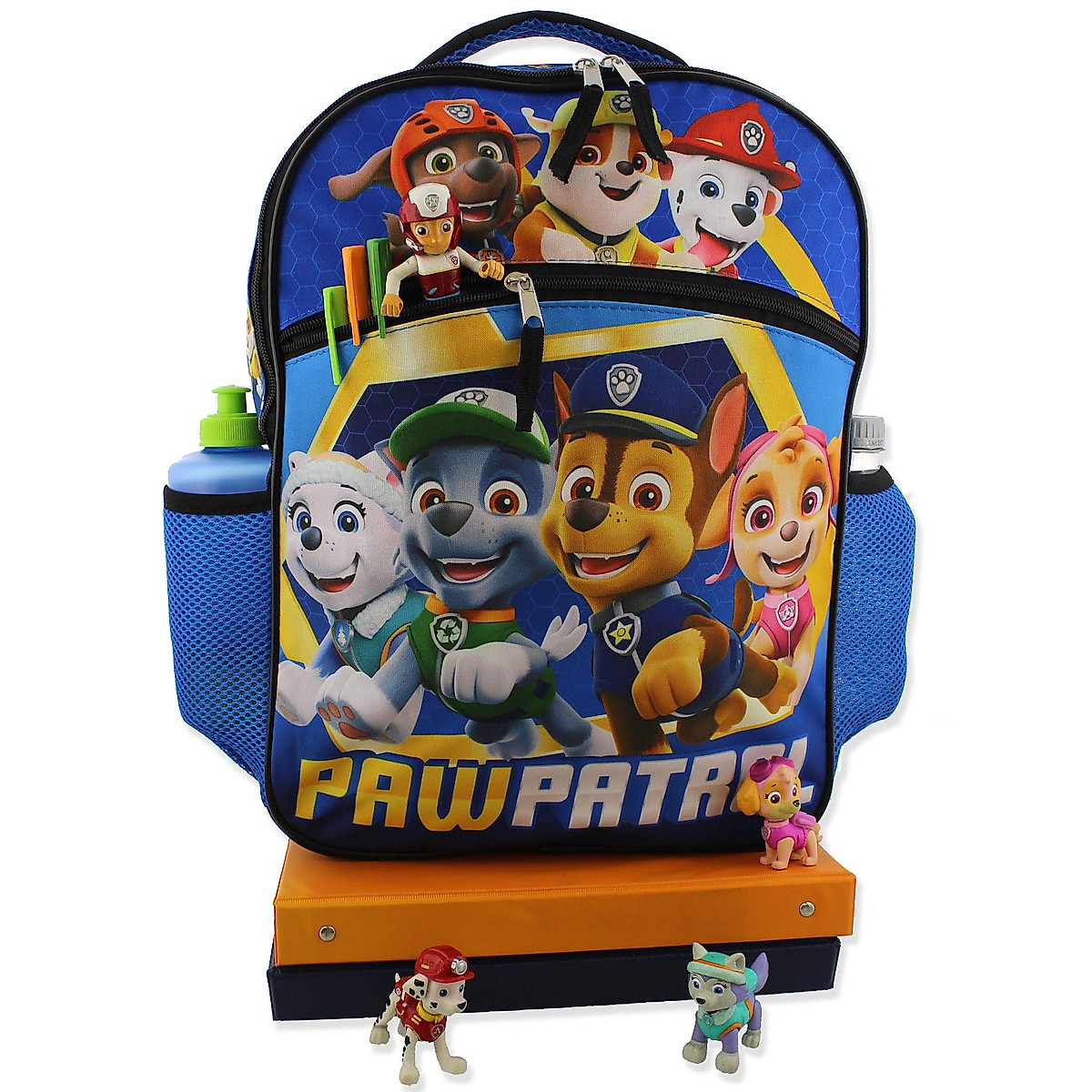 Paw Patrol Pups Boy's 16 Inch School Backpack (One Size, Blue)