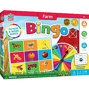MasterPieces Kids Games - Farm Bingo Game