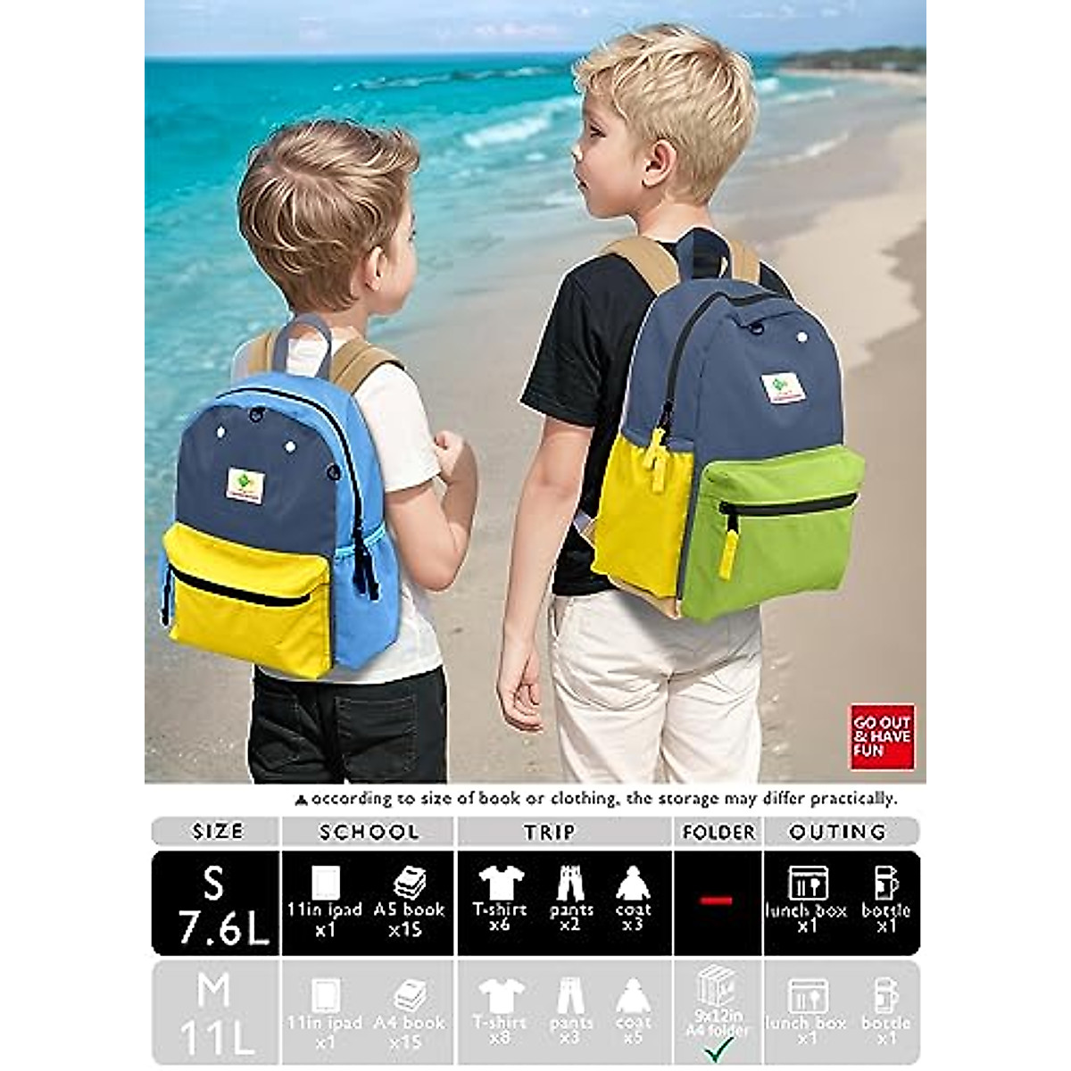 Preschool Toddler Backpack For Boys Girls, Toddler School Mini Backpack For School & Travel, Small Kids Child Backpacks, Preschool Kindergarten Elementary Toddler bag, 11" H, For Kids 2-4, Small