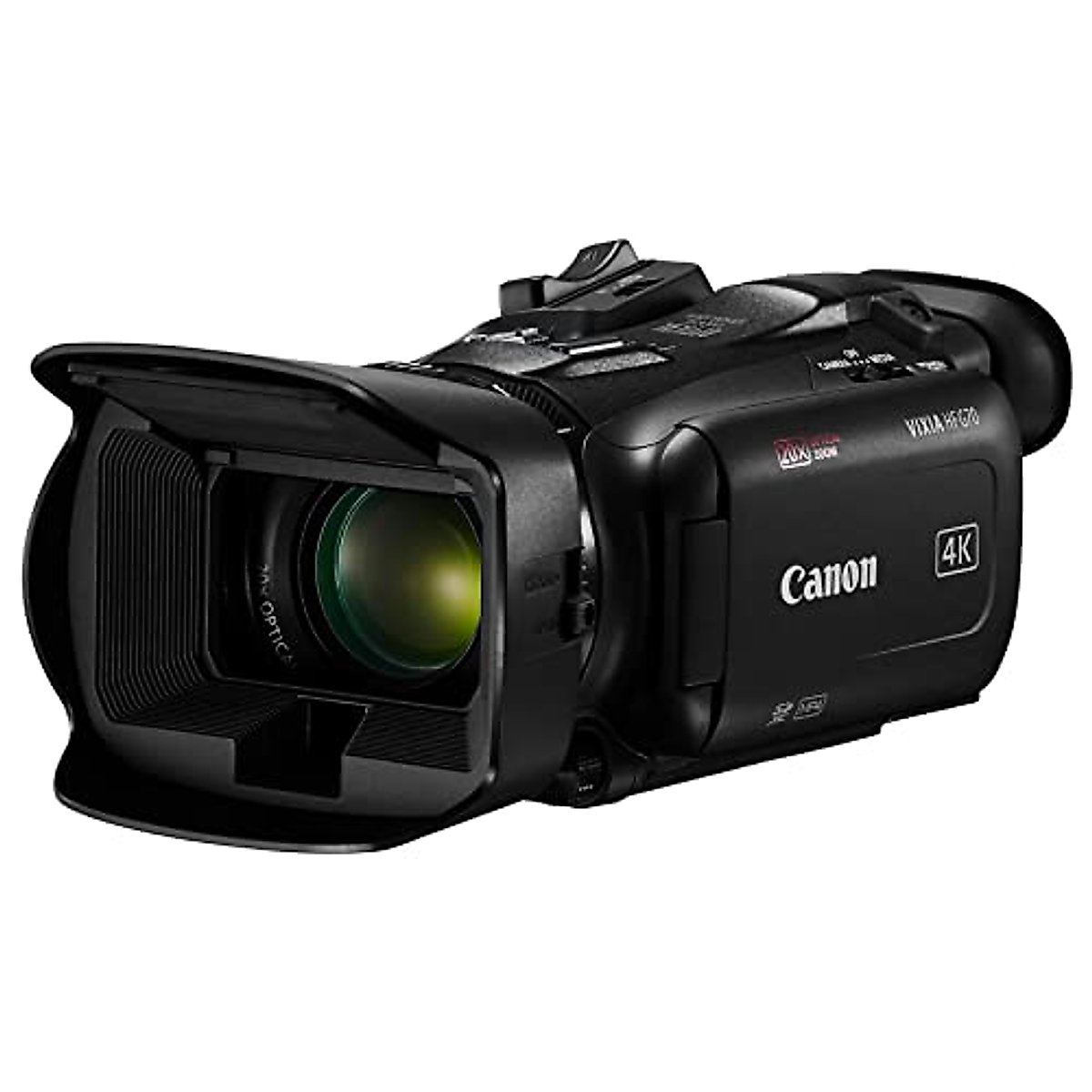 Canon VIXIA HF G70 Camcorder 1/2.3” 4K UHD CMOS Sensor 20x Optical Zoom, 800x Digital Zoom, Image Stabilization, HDMI, USB Live Streaming, Time Stamp On-Screen Display Recording