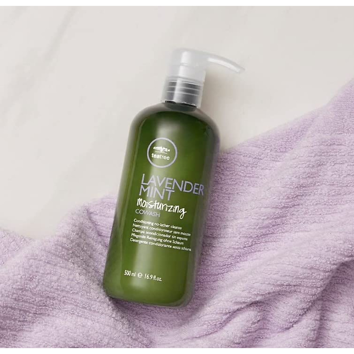 Tea Tree Lavender Mint Moisturizing Cowash, Cleansing Conditioner, For Coarse, Curly + Dry Hair, 33.8 fl. oz.