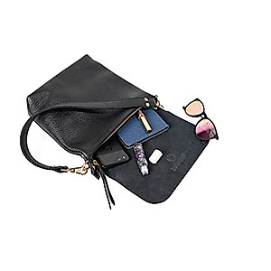 TRINITÉ Full Grain Genuine Leather Womens' Crossbody Handbag/Tote/Shoulder Bag/Satchel Ladies Purse | 2 Straps (Small)|