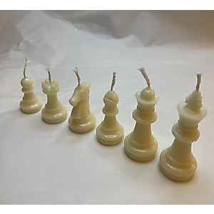 12 pcs Chess Candles, Natural Soy wax/Beeswax, Decorative candle, Can be used as Birthday Candle, Perfect gift for various occasions