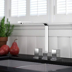 MR Direct 744C Chrome 2-Handle Standard Kitchen Faucet