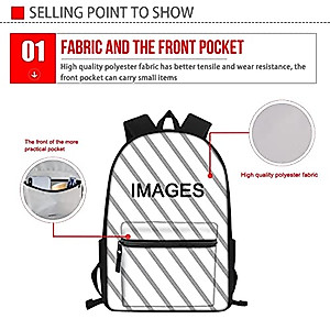 AFPANQZ Cartoon Fire Truck Backpack for Elementary School for Womens Girls Boys Lightweight School Bags Bookbags Daypack Satchel with Front Pocket