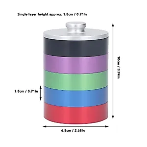 Watch Oil Jar, Dustproof 5-Layer Watch Oil Cylinder for Watch Repair