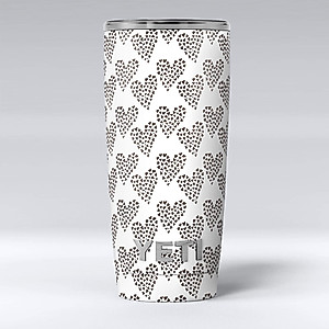 Design Skinz Hearts Within Hearts - Skin Decal Vinyl Wrap Kit Compatible with The Yeti Rambler Cooler Tumbler Cups