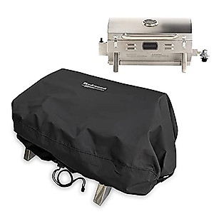 Table Top Grill Cover for Smoke Hollow 205 PT300B - Outdoor Use, Heavy Duty, Waterproof, Drawstring Design by Redwood Grill Supply