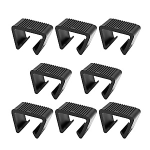 Zreneyfex 8 Pcs Rattan Furniture Clamps Wicker Chair Fasteners Outdoor Furniture Clips Patio Sofa Clips Connect The Sectional Connector Outdoor Couch Patio Furniture