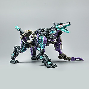 52TOYS Beastbox BB-31 FirmHand Wolf Deformation Toys Action Figure, 2/6.9inch 2 in 1 Collectible Deformation Boy Toys for Party Birthday Gifts, Ages 15 and Up