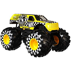 Hot Wheels Monster Trucks Taxi, 1:24 Scale for kids age 3, 4, 5, 6, 7, & 8 Years Old Great Gift Toy Trucks Large Scales