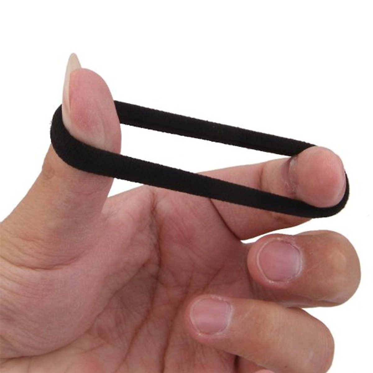 J-MEE Hair Bands Hair ties for Thick Hair 100PCS Seamless Cotton Simply Ponytail Holders Headband Scrunchies Hair Accessories No Crease Damage (Neutral Colors)