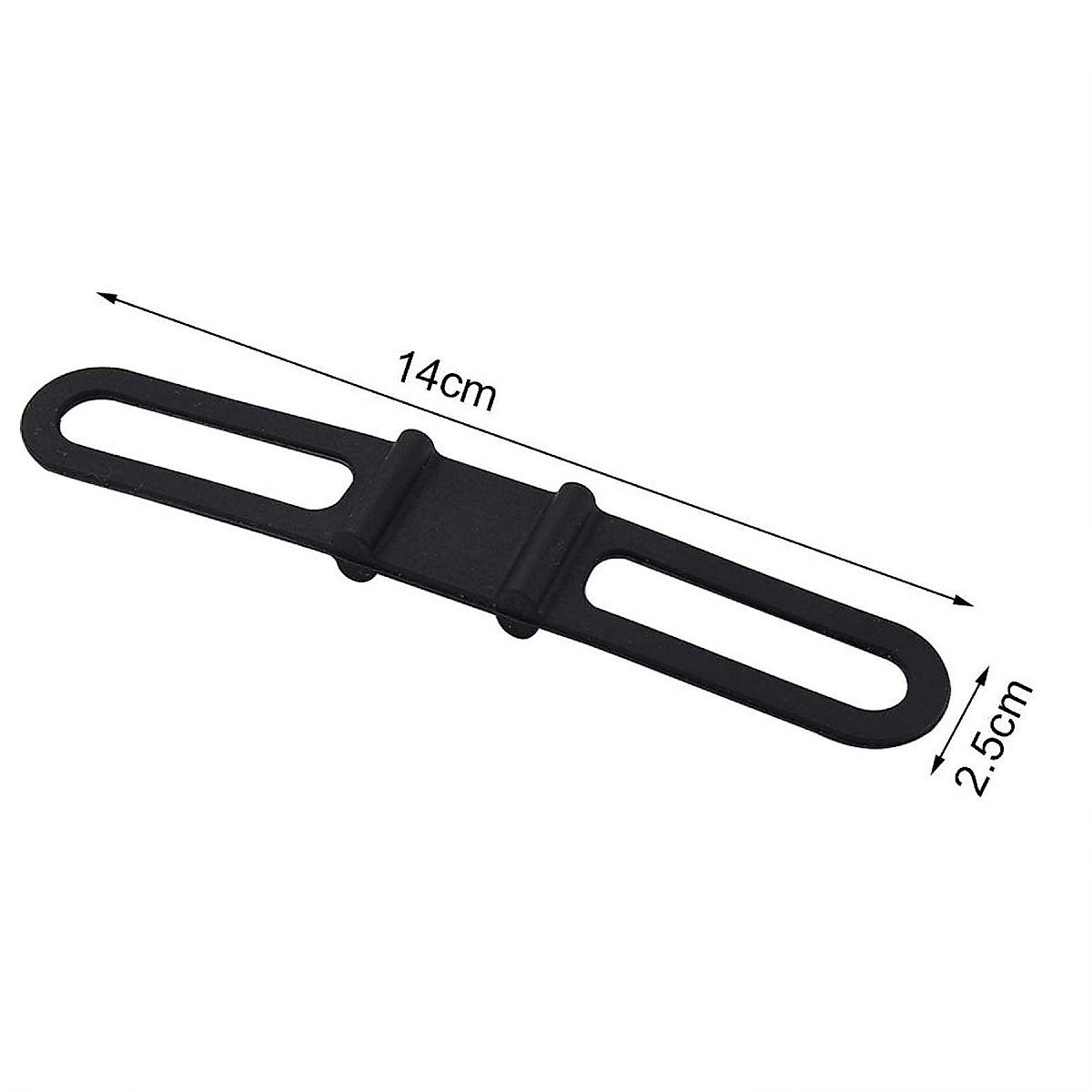 Bike Light Replacement Mount,Pack of 5 ycle Silicone Band,Elastic Rubber Strap Tie Flashlight Holder Bandage Bike Cycling Handlebar Mount Holder Strap Fixing Bandage Belt Ycle Silicone Band Holder