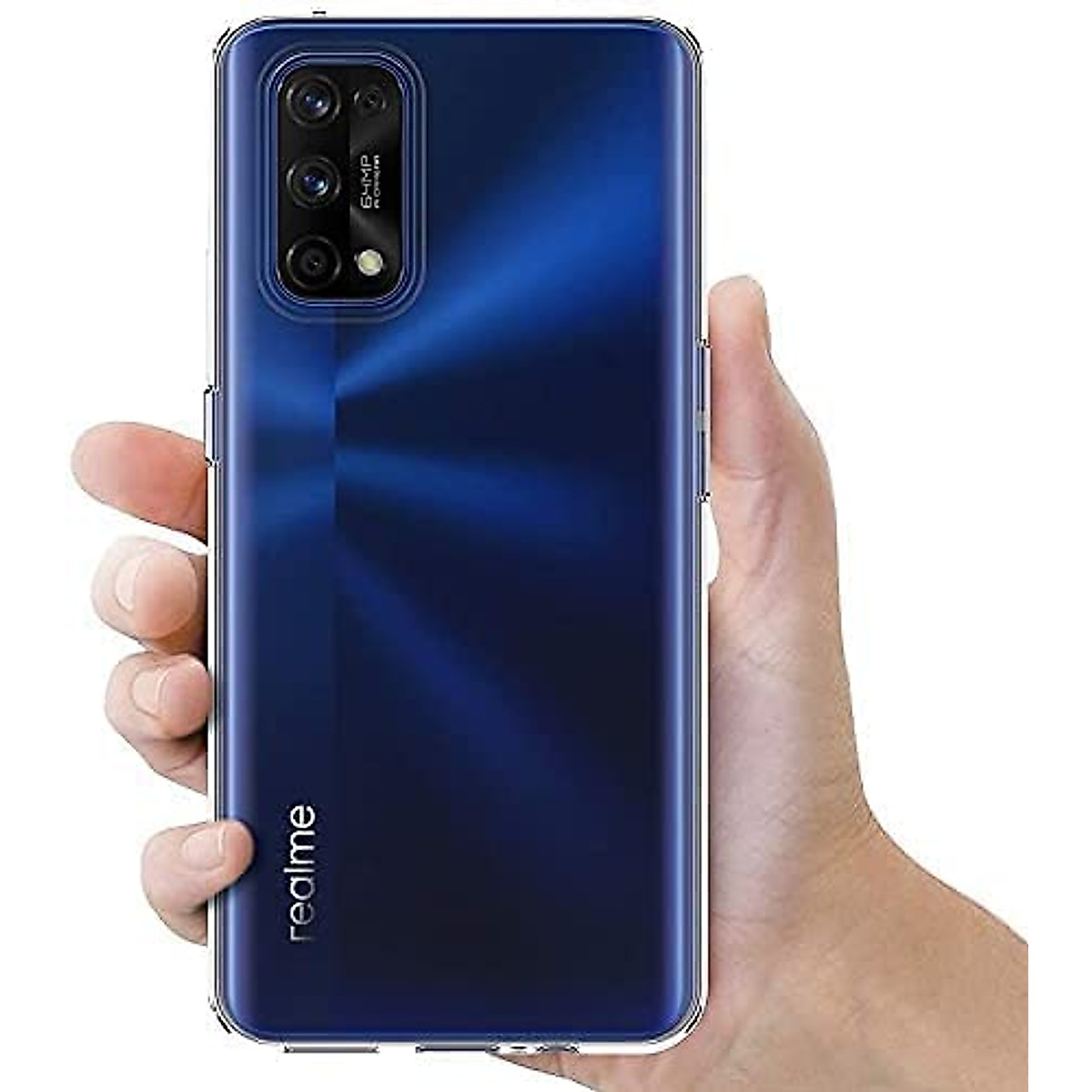 MaiJin Case for Oppo Realme 7 Pro (6.4 inch) Soft TPU Rubber Gel Bumper Transparent Back Cover