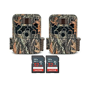 Browning Strike Force 850 Extreme Trail Game Camera (16MP) (2-Pack) Bundle with 32GB Memory Card (2-Pack) (4 Items)