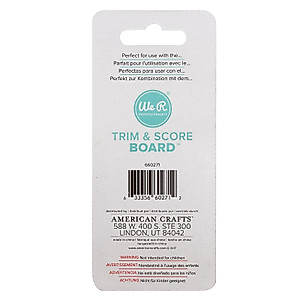 We R Memory Keepers 0633356602712 Trimmer Trimmer & Mat-Trim and Score Refill Blades (2 Piece)