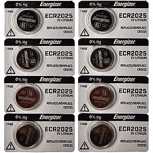 Cr2025 Battery (8 pcs) -Energizer 3v Lithium Coin Cell Battery Dl2025 Ecr2025 CR 2025
