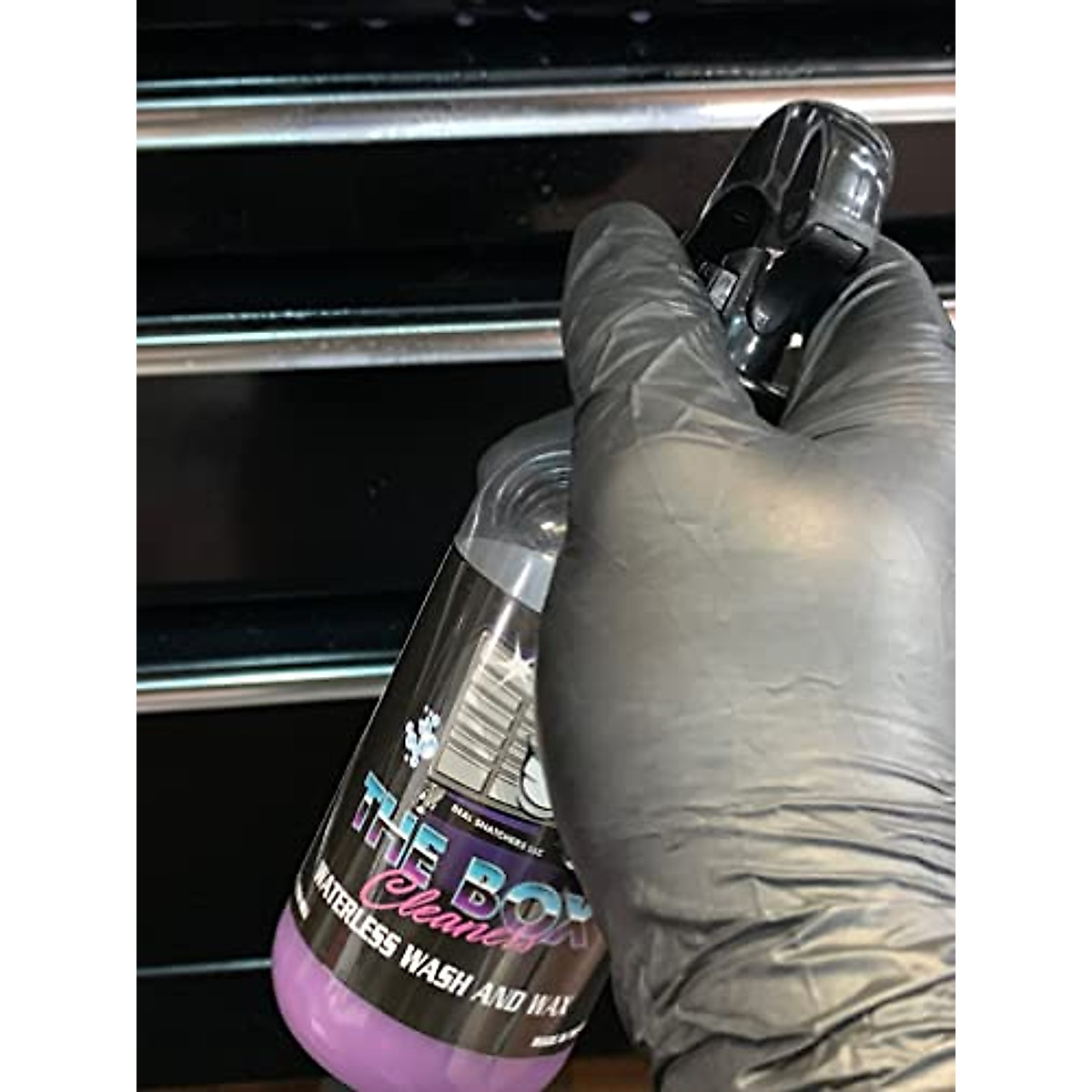 THE BOX CLEANERS Complete Tool Box and Tool Cleaning Kit | Waterless Wash & Wax | Microfiber Towels | Garage Essentials | All Purpose Tool Cleaner | Maintenance Bundle | Great Gift Idea