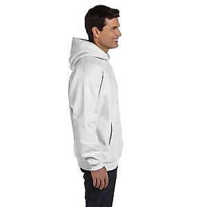 Hanes Mens Ultimate Cotton Heavyweight Pullover Hoodie,White,Large