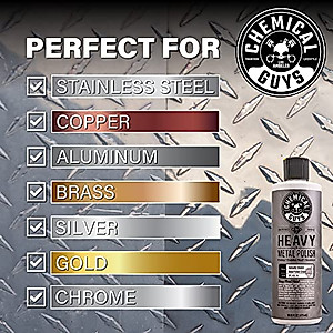 Chemical Guys SPI_402_16, Heavy Metal Polish Restorer and Protectant, 16 Ounce