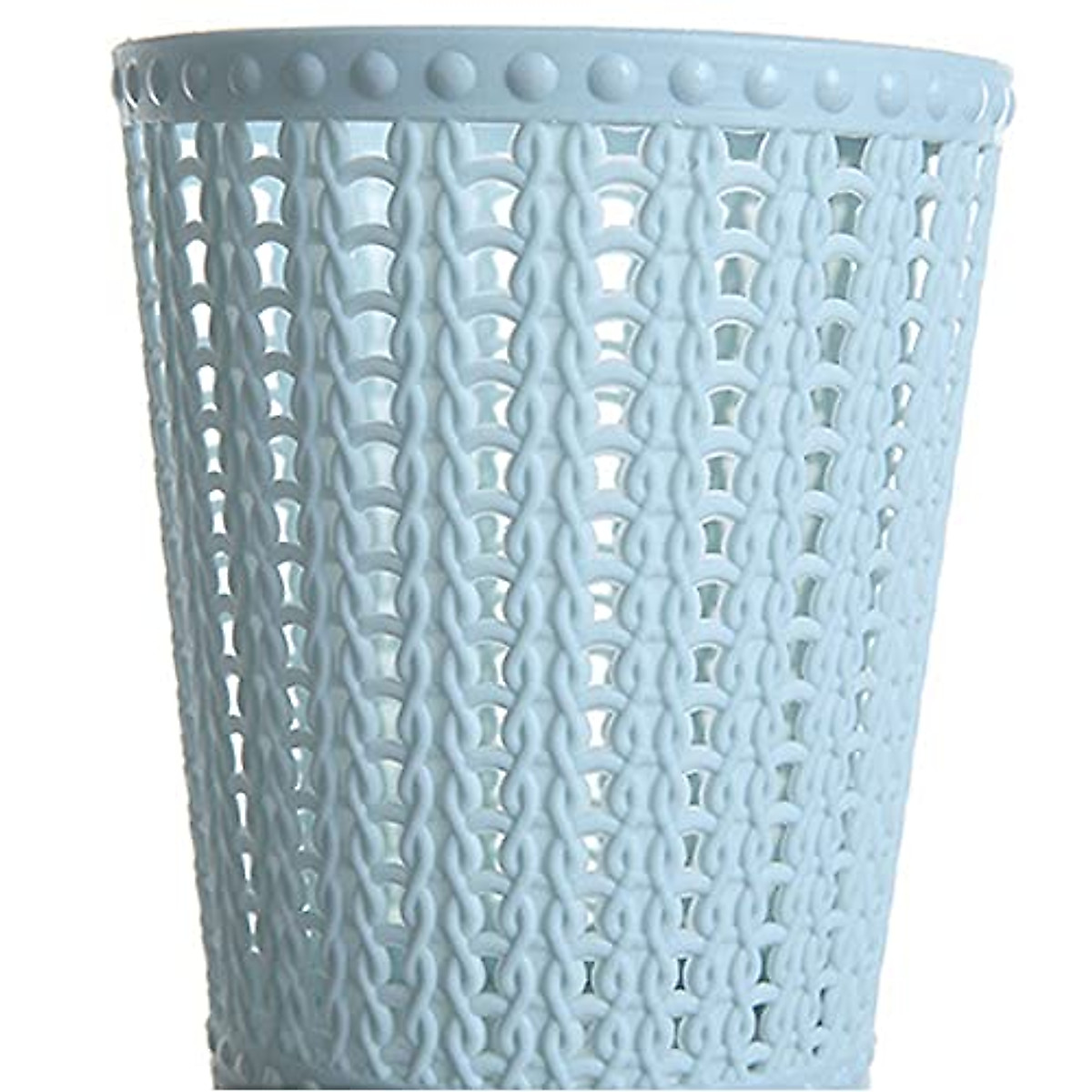 HOIRIX 2Pack Mini Wastebasket Round Plastic Small Desktop Trash Can Garbage Bin for Bathrooms,Kitchens, Home Offices (Color : Pink, Size : 2Pack)