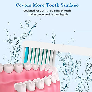 Asocrew Replacement Toothbrush Heads Compatible with Philips Sonicare for C3 C1 C2 G2, Electric Brush Heads Compatible for Sonicare 4100 5100 6100 9023-614XA