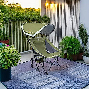 GCI Outdoor Pod Rocker Outdoor Rocking Chair with SunShade Canopy