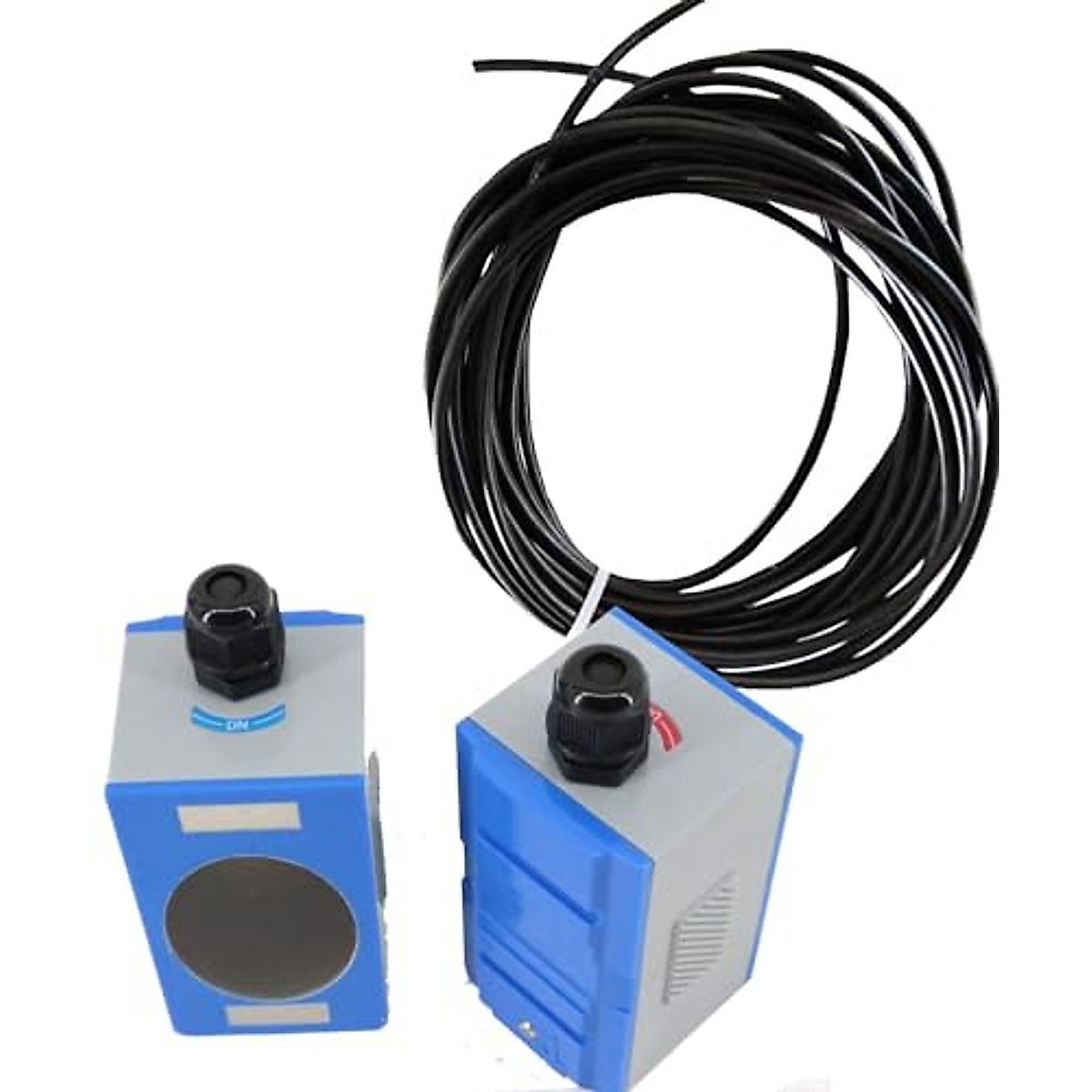 VTSYIQI Liquid Ultrasonic Flowmeter Twisted Shielded Wire 10m TL-1 Flow Meters Clamp On Transducers Sensor with Size DN300~6000mm Apply to Wall Mounted TUF-2000SW TUF-2000B Module TUF-2000M